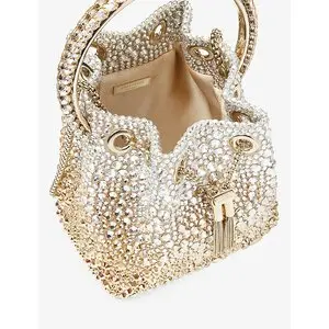 JIMMY CHOO Bon Bon Top-handle Bag - Gold/silver