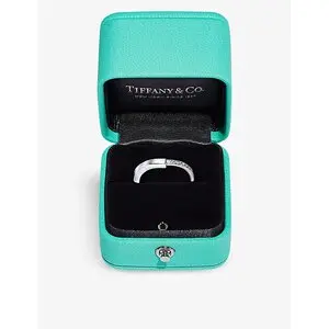 Tiffany & Co. 18ct White-gold And Diamond Lock Ring