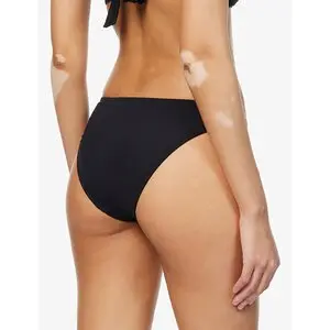 Melissa Odabash Barcelona High-leg Mid-rise Bikini Bottom - Black