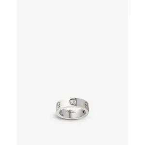 CARTIER Love 18ct White Gold And Diamond Ring - One-color