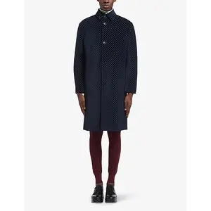 Prada Pinstriped Corduroy Coat