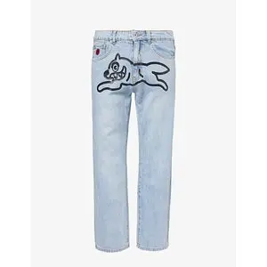 ICECREAM Running Dog Graphic-print Straight-leg Regular-fit Jeans