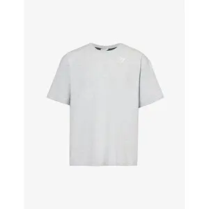 GYMSHARK Power Logo-print Stretch-cotton T-shirt