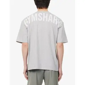 GYMSHARK Power Logo-print Stretch-cotton T-shirt