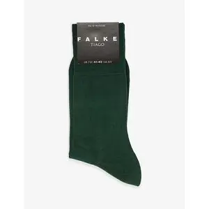 Falke Tiago Stretch Cotton-blend Socks - Hunter Green