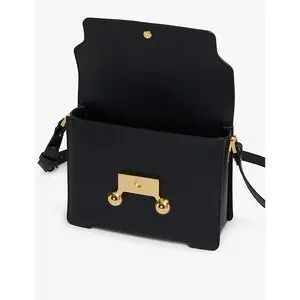 Marni Trunkeroo Leather Shoulder Bag - Black