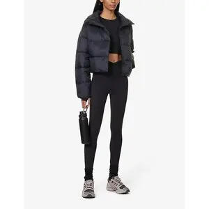 ADANOLA Fitted Long-sleeved Cropped T-shirt