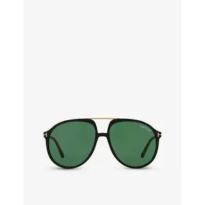 TOM FORD Tr001780 Pilot-frame Sunglasses - Black
