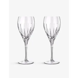 Christofle Iriana Crystal Water Glasses Set Of Two - One-color