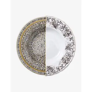SELETTI Hybrid Agroha Printed Porcelain Soup Bowl 25.4cm - One-color