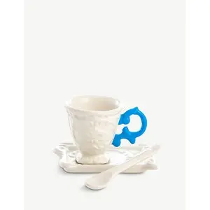 SELETTI I-wares Bone China Porcelain Coffee Cup - One-color