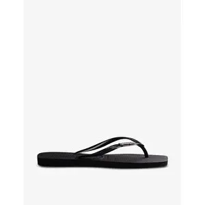 Havaianas Square Logo-embossed Rubber Flip-flops