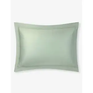 YVES DELORME Triomphe Cotton Oxford Pillowcase 50cm X 75cm - Veronese