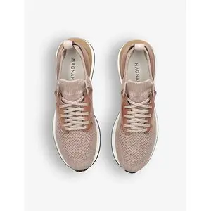 Magnanni Grafton Knitted Low-top Sneakers - Beige