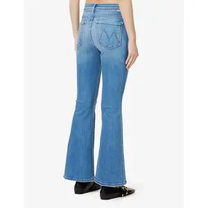 MOTHER Lil Weekender Flared-leg Stretch-denim Jeans