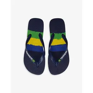 Havaianas Brazil Tech Rubber Flip-flops - Navy Blue