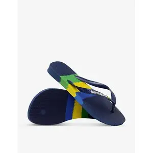 Havaianas Brazil Tech Rubber Flip-flops - Navy Blue