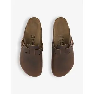 BIRKENSTOCK Boston Leather Clogs - Habana