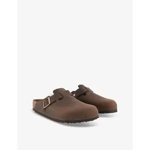 BIRKENSTOCK Boston Leather Clogs - Habana