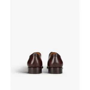Magnanni Flex Leather Derby Shoes - Brown