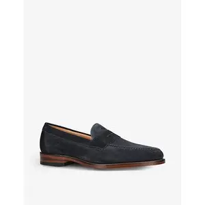 LOAKE Imperial Strap Suede Loafers
