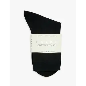 Falke Cotton-blend Crew Socks - 3000 Black
