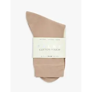 Falke Cotton-Blend Crew Socks 4029 Ginger