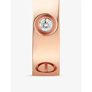 Cartier Love 18ct And Diamond Wedding Ring - Rose Gold