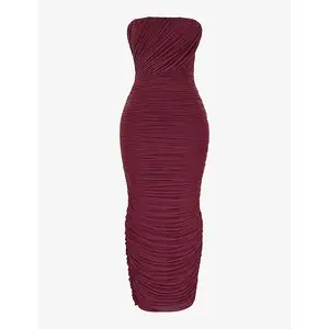 House Of Cb Sapphire Maxi Dress - Wine