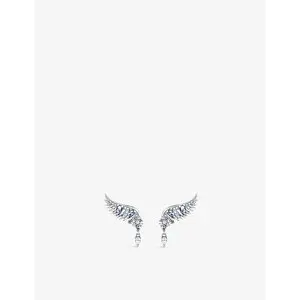 THOMAS SABO Phoenix Wing Sterling Silver Earrings - Blue