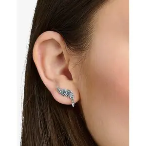 THOMAS SABO Phoenix Wing Sterling Silver Earrings
