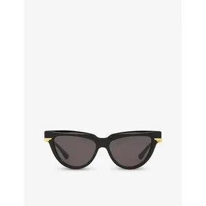 Bottega Veneta Cat Eye-frame Sunglasses - Black