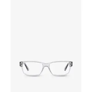 Prada Pr 18zv Pillow-frame Optical Glasses - Grey