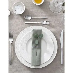 VILLEROY & BOCH Manufacture Blanc Porcelain Salad Plate 22cm - White
