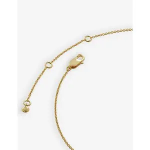 Monica Vinader Letter Pendant Necklace - Gold