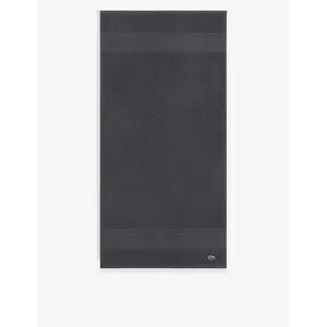 Lacoste Casual Logo-embroidered Cotton 90cm X 150cm - Orange