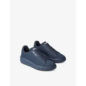 JIMMY CHOO Diamond Leather Low-top Trainers - V Navy