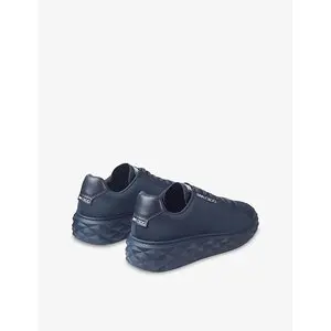 JIMMY CHOO Diamond Leather Low-top Trainers - V Navy