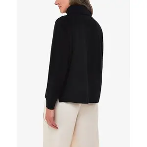 Whistles Relaxed-fit Cashmere Jumper - Black
