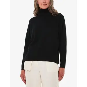 Whistles Relaxed-fit Cashmere Jumper - Black