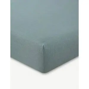 Ralph Lauren Oxford Yarn Dyed Cotton Fitted Sheet - Evergreen