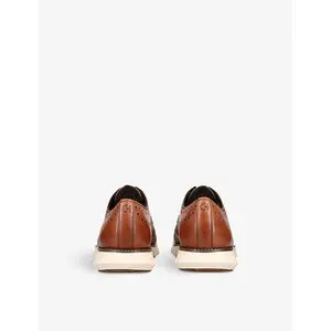 Cole Haan Zerøgrand Wingtip Leather Oxford Shoes - Tan
