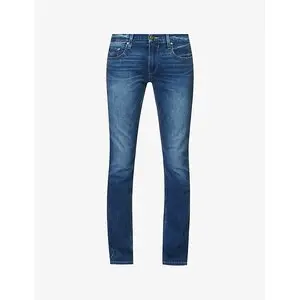 Paige Federal Straight-leg Mid-rise Jeans - Milburn