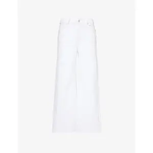 Paige Vanessa Ankle Wide-leg Jeans - Crisp White