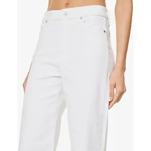 Paige Vanessa Ankle Wide-leg Jeans - Crisp White