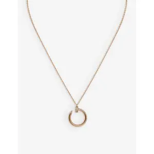 Cartier Juste Un Clou Diamond Pendant Necklace - Rose Gold