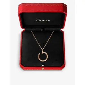Cartier Juste Un Clou Diamond Pendant Necklace - Rose Gold