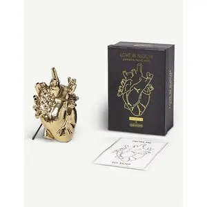 SELETTI Love In Bloom Heart-shape Vase 25cm