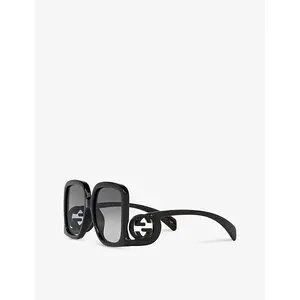 Gucci Rectangle-frame Sunglasses