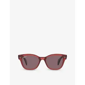 Ray-ban Square-frame Propionate Sunglasses - Pink